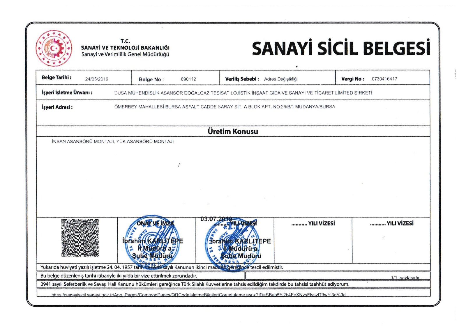 Belgelerimiz – ALift Engelli Sistemleri